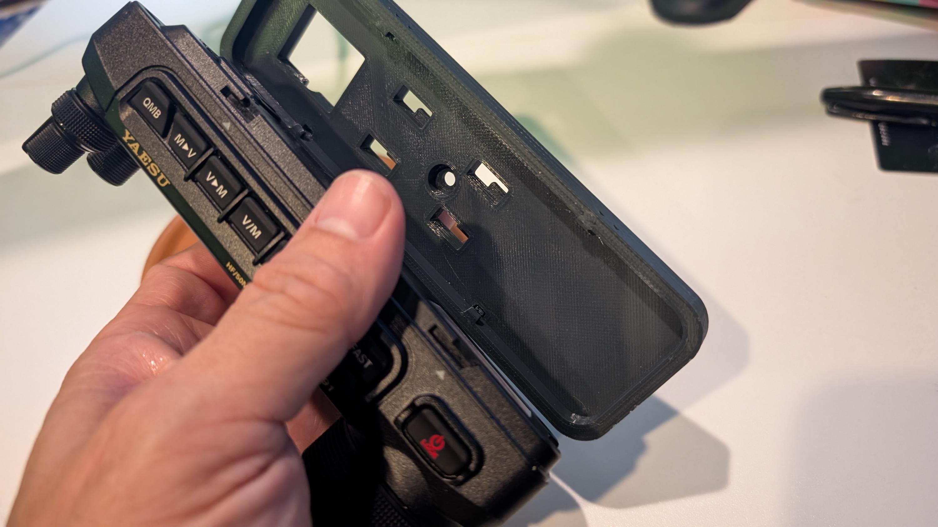 Yaesu FT-891 Mounting Bracket – 3D Printed Cup Holder Adapter – Mobile ...