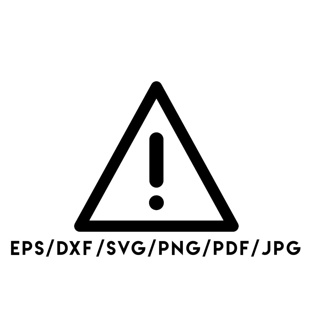 Caution Alert Design Instant Download Svg, Eps, Dxf, Png, Pdf, Jpg ...