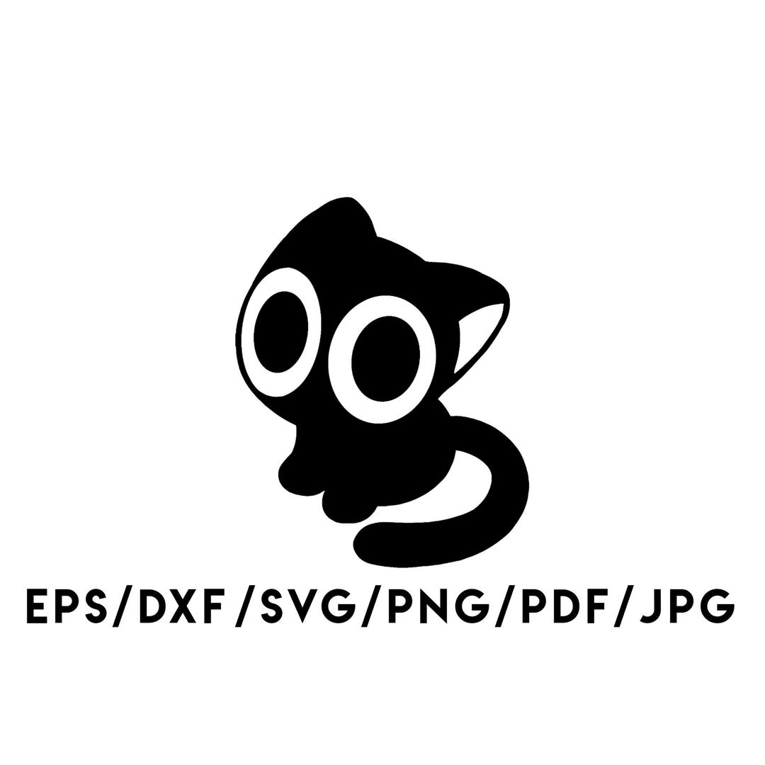 Cute Kitty Cat Design (digital Download) - Etsy