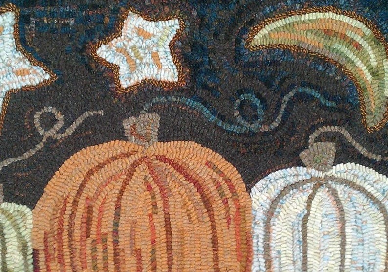 Rug Hooking PATTERN Pumpkin Trio 20 X 26 P170 - Etsy