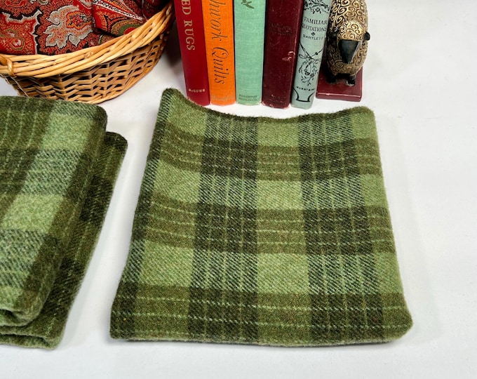 Paradise Valley Plaid, a Mill Dyed Wool Fabric for Rug Hooking and ...