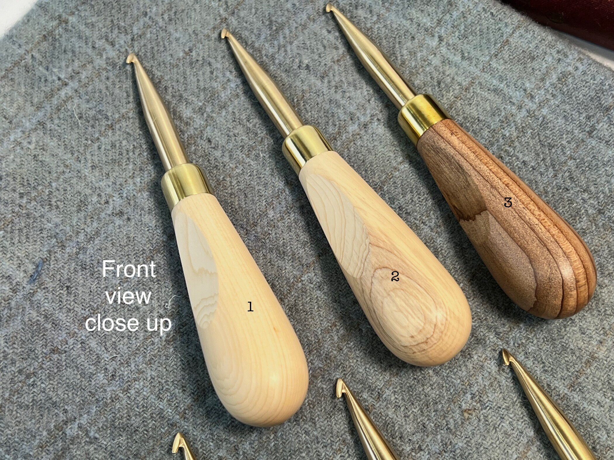 Hartman Hook, 8mm ERGO Handle, S208, Primitive Rug Hook, Wide Cut Rug ...