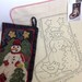 Rug Hooking PATTERN Snowman and Cardinal Stocking P109 - Etsy
