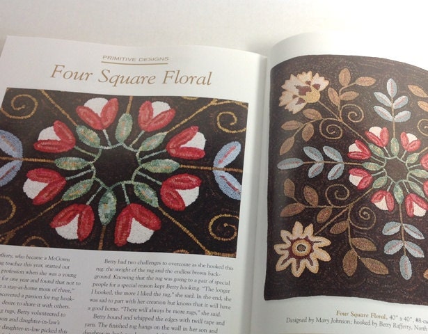 Celebration XXIII, Rug Hooking Magazine, J706, Award Winning Hooked Rugs