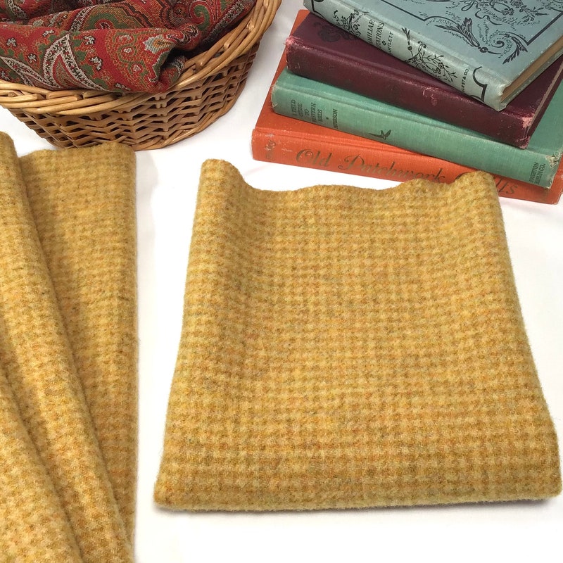 Golden Yellow Wool Rug - Etsy