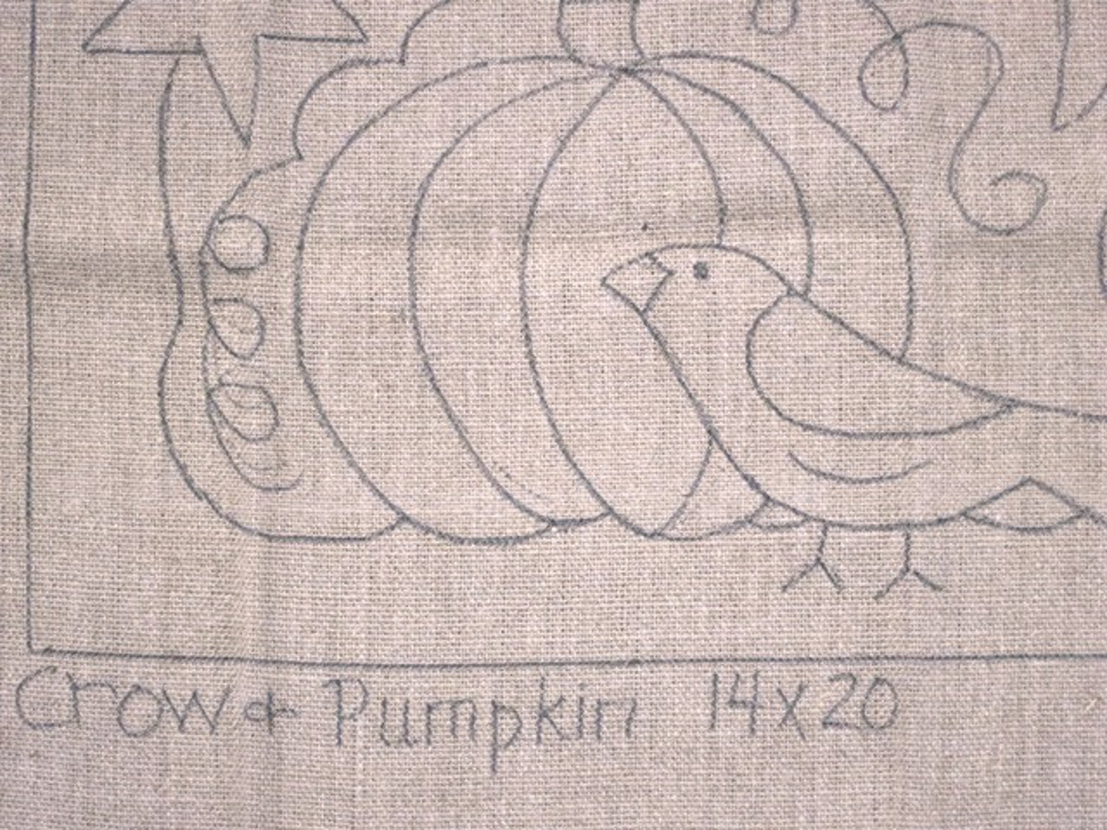 Rug Hooking PATTERN, Crow and Pumpkin, 14 X 20, P192, Halloween Pattern ...