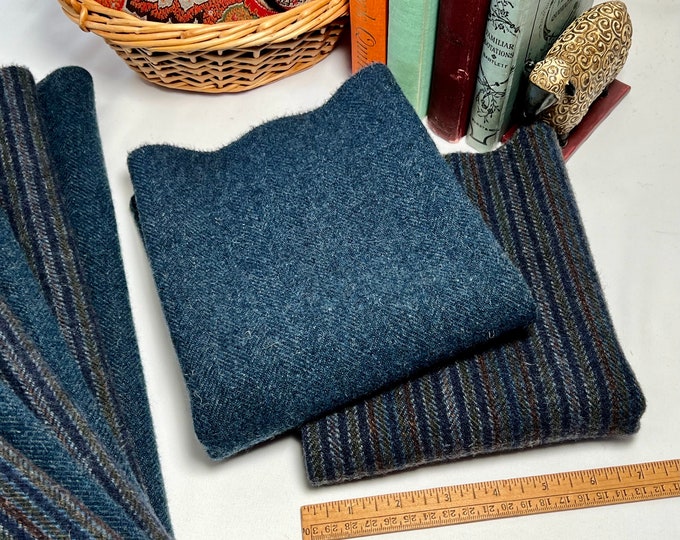 Nightfall, Mill Dyed Wool Fabric, 2) Fat Quarters or 2) Fat Eighths ...
