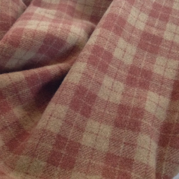 Plaid Wool Fabric - Etsy