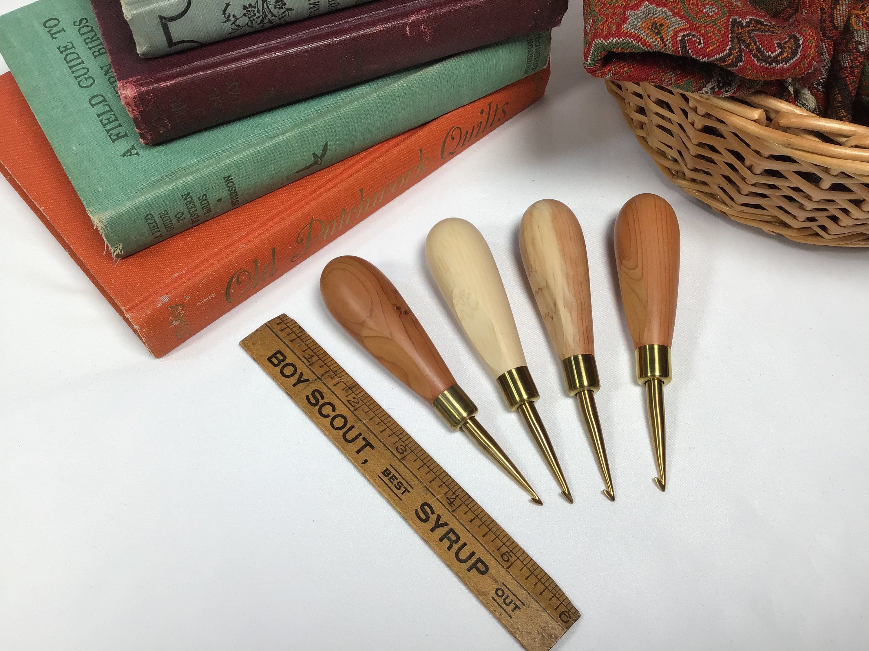 Hartman Hook, 6mm ERGO Handle, S217, Primitive Rug Hook, Wide Cut Rug ...