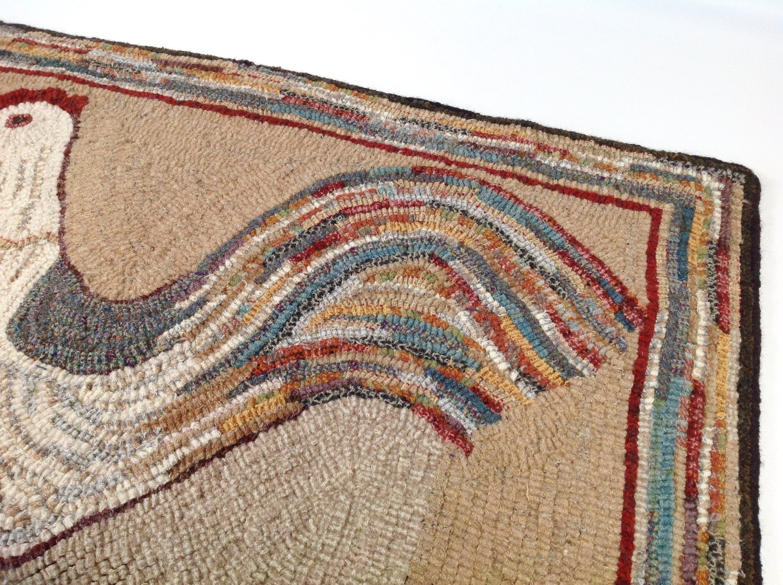 Rug Hooking PATTERN Antique Chicken 20 X 28 | Etsy