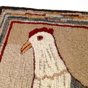 Rug Hooking PATTERN, Antique Chicken, 20" X 28", P133, Reproduction ...