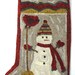 Rug Hooking PATTERN, Snowman and Broom Stocking, P204, DIY Christmas ...
