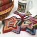 Rug Hooking PATTERN, Star Mug Rugs, P157, Folk Art Stars Coasters, DIY ...