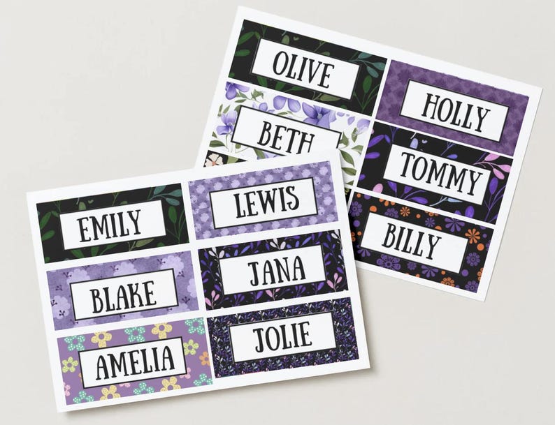 Editable Classroom Name Tags | Rectangular, Circle & Square | Classroom ...