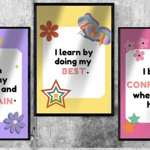 Growth Mindset Posters – Positive Affirmations for Classroom Display ...