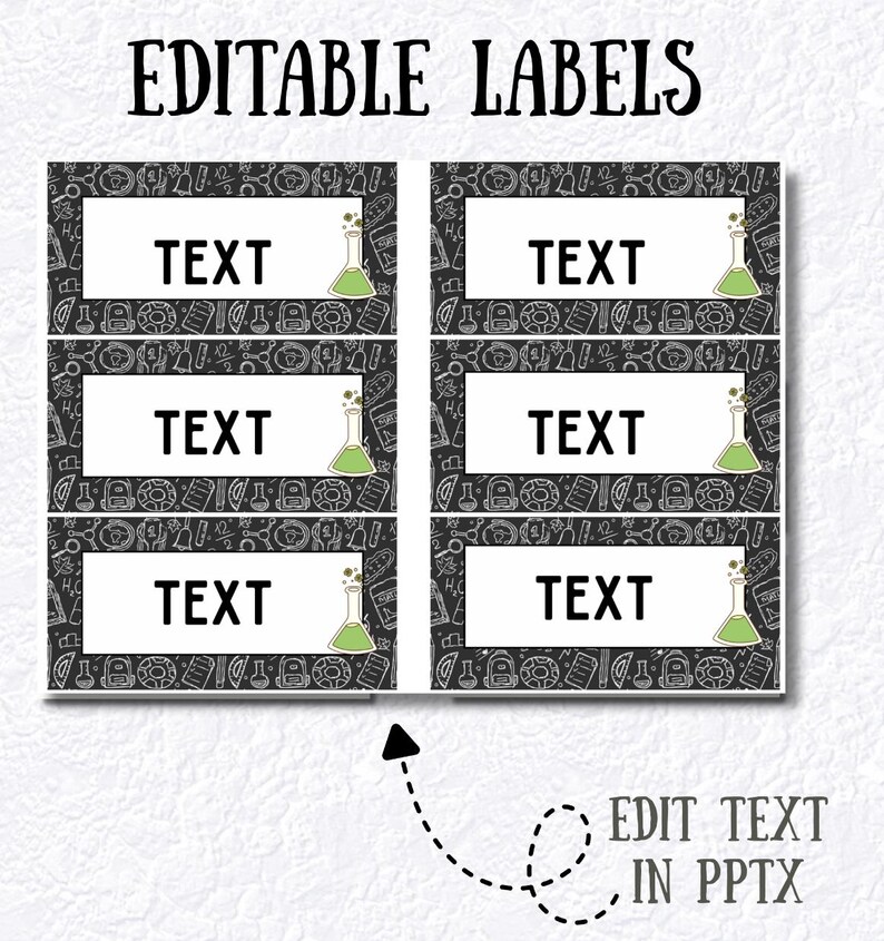 Editable Name Tags - Classroom Labels - Book Labels - Etsy