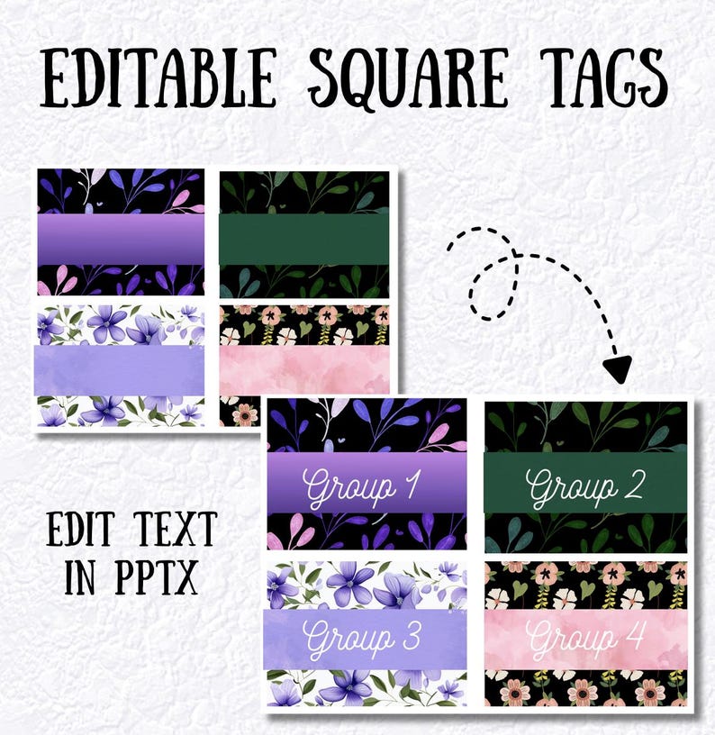 Editable Classroom Name Tags | Rectangular, Circle & Square | Classroom ...