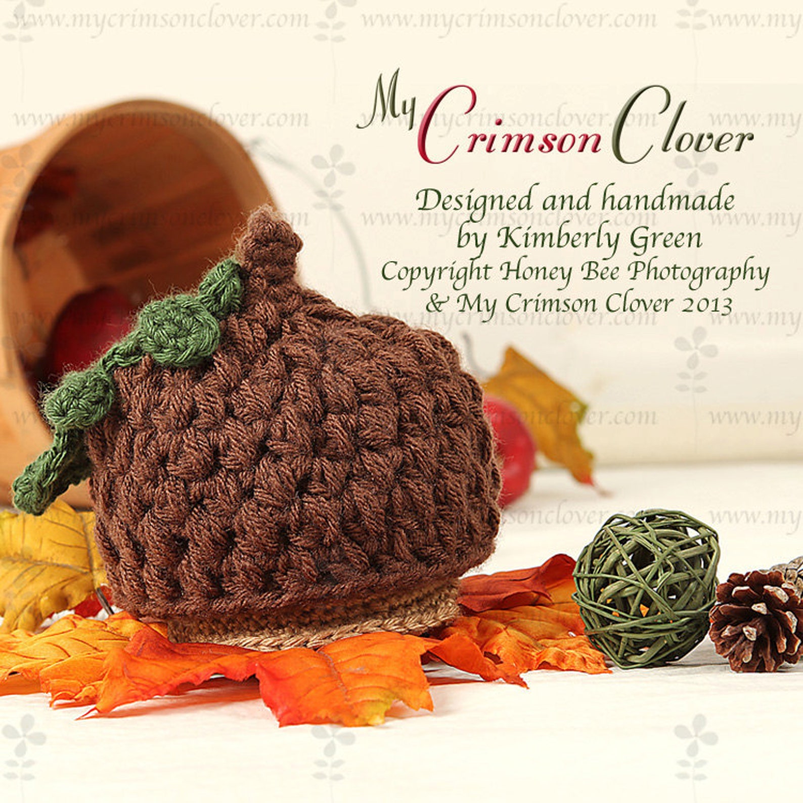 Baby Hat Pattern Crochet Acorn Cap Hat - Etsy