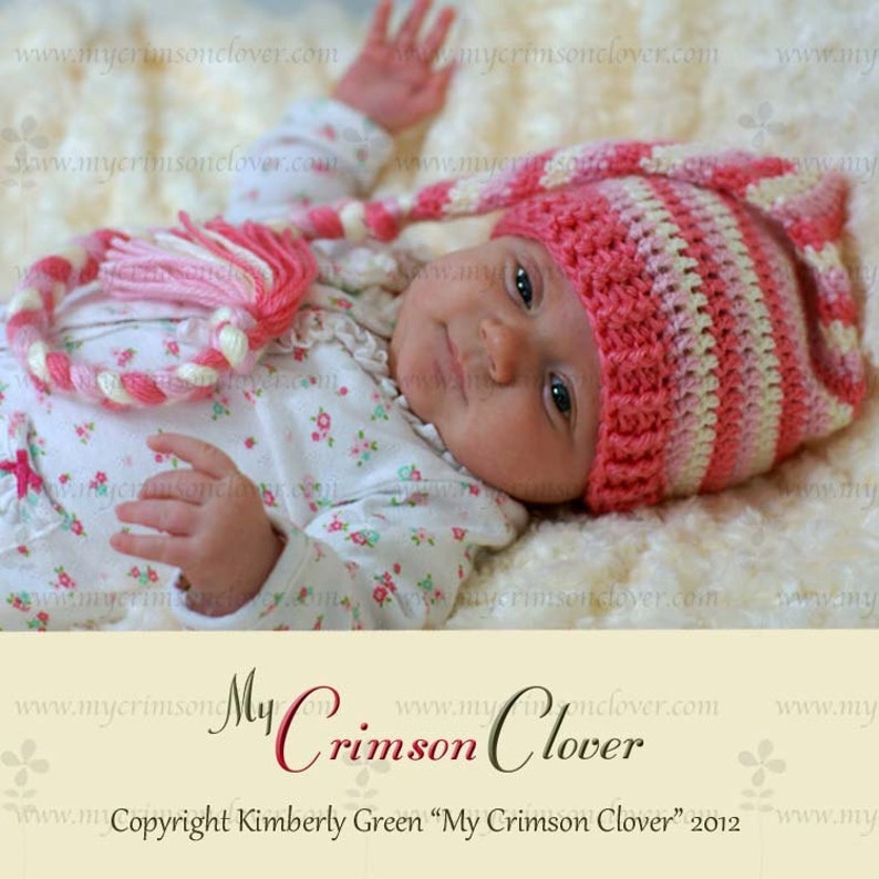 Baby Hat Pattern Crochet - Stocking Cap - Etsy