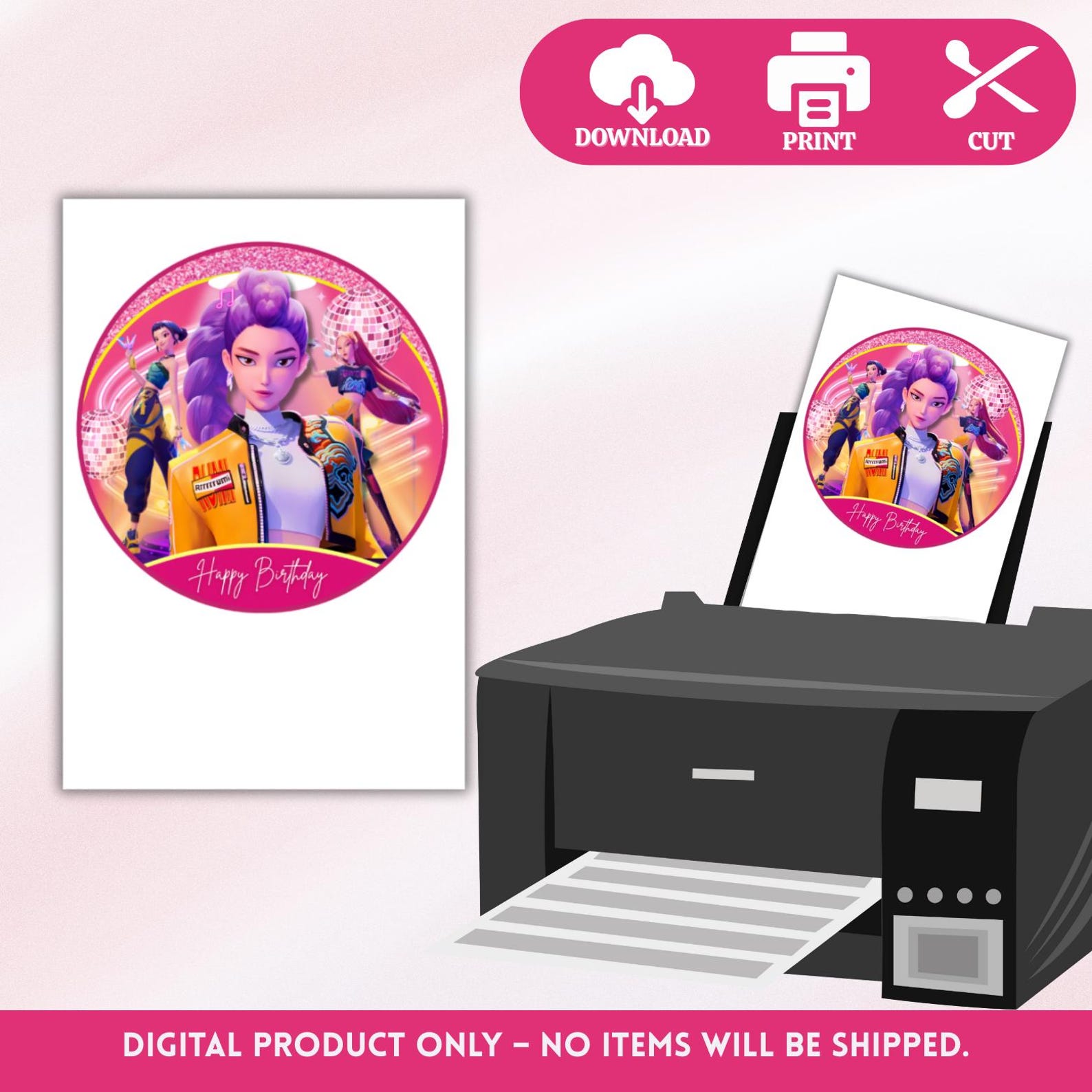 Customizable Kpop Demon Hunter Huntrix Topper | Huntrix Demon Hunter ...