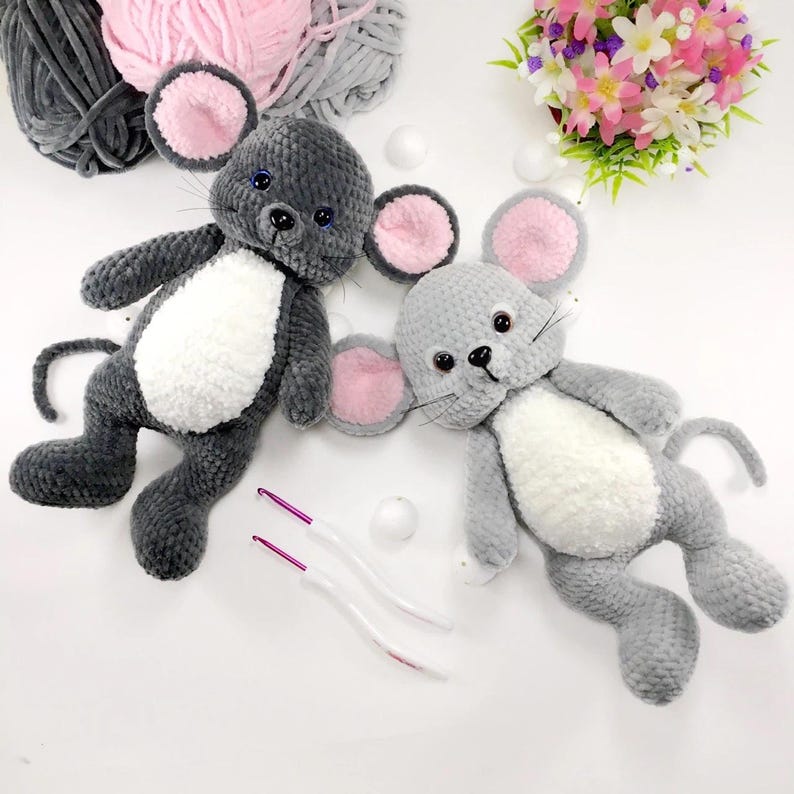 Crochet Mouse Pattern: Amigurumi Holiday Plush Set (PDF Download) - Etsy
