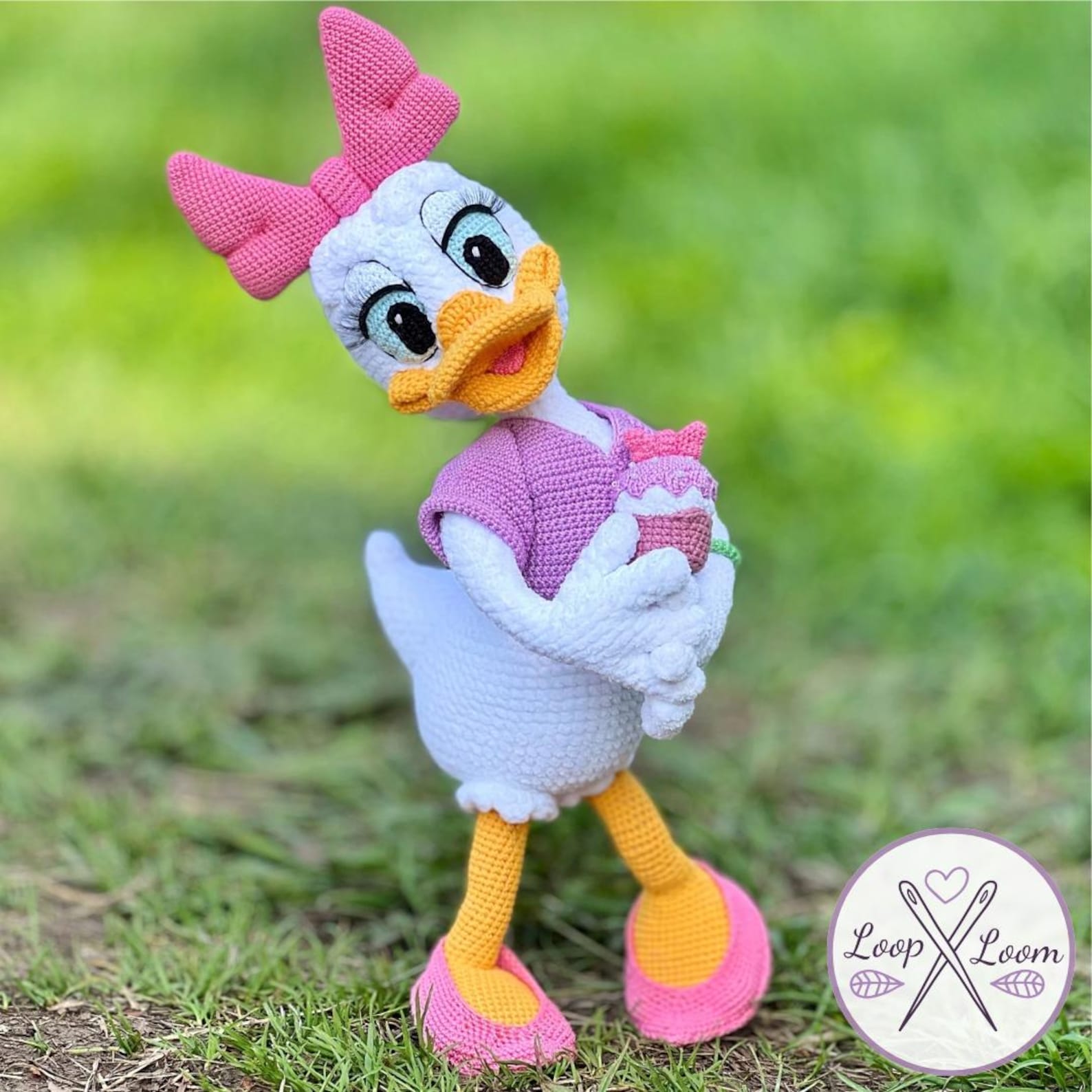 Crochet Duck Patterns PDF: Amigurumi Elegant Duck Plush Set, Realistic ...