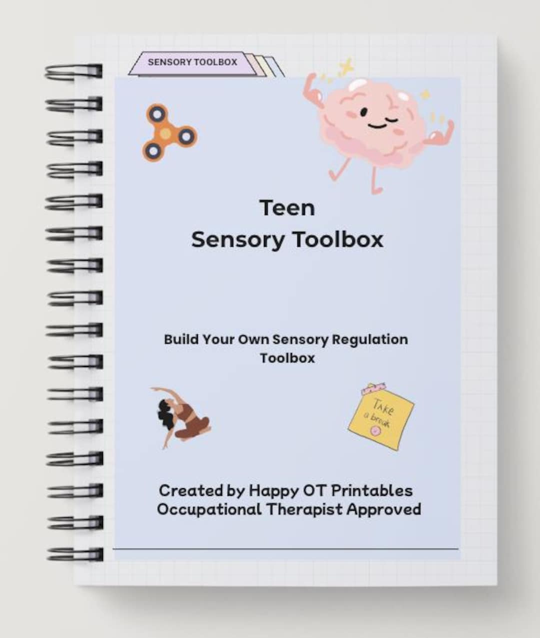 Teen Sensory Toolbox | 30-page Printable Workbook for Teens | Sensory ...