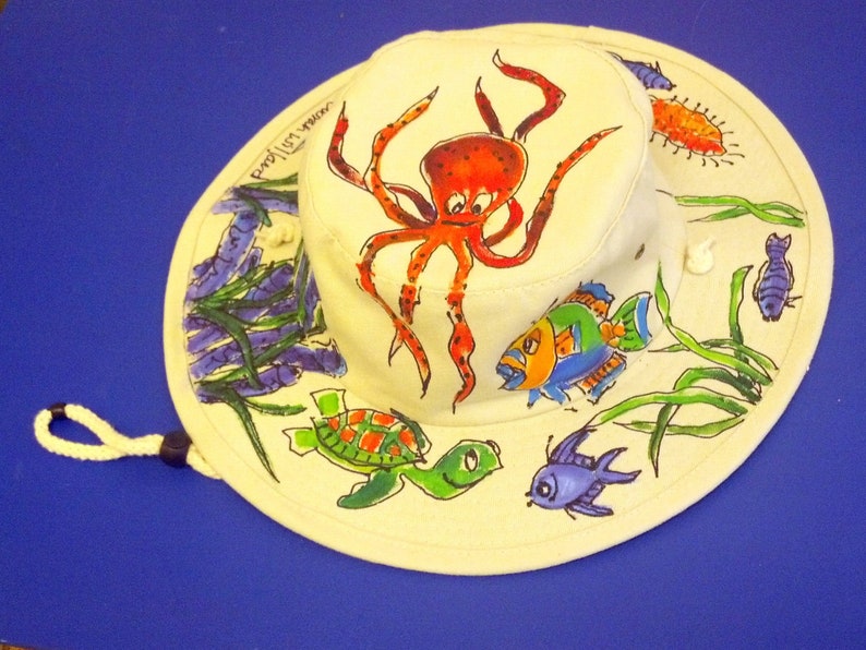 Octopus Canvas Outback Hat for Men and Women - Etsy