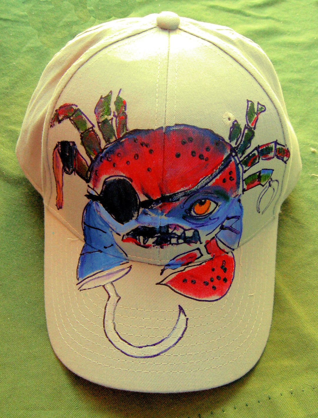Pirate Crab Baseball Cap - Etsy