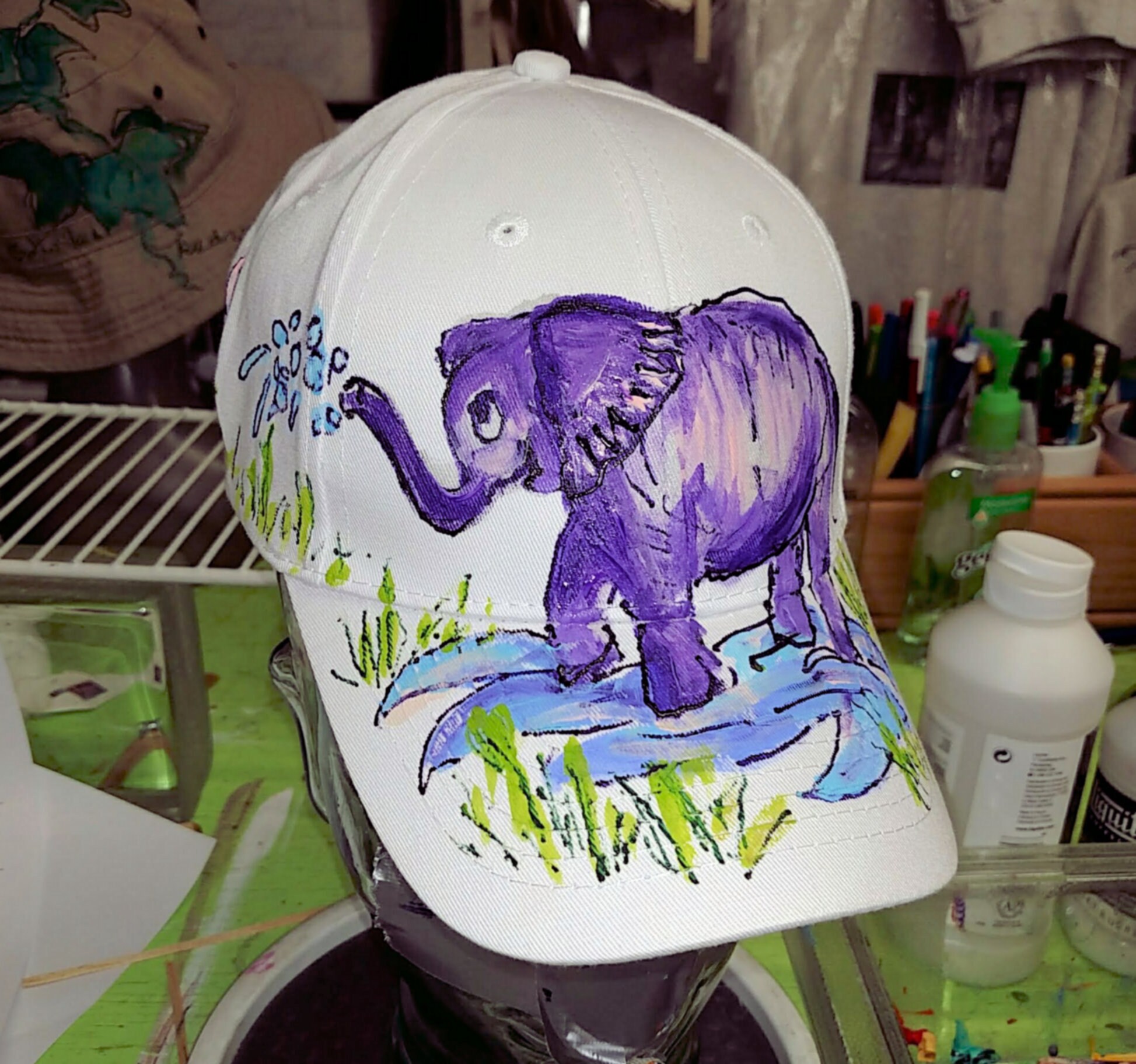 Elephant Baseball Cap for Kids and Adults - Etsy