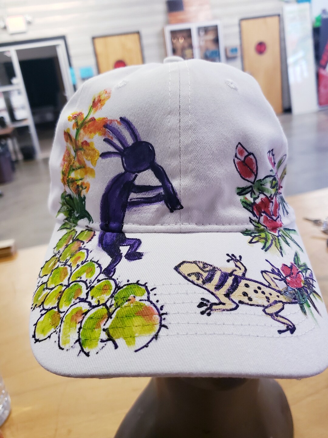 Kokopelli Desert Themed Baseball Cap - Etsy