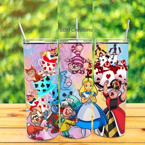 Insulated Alice in Wonderland Tumbler - Etsy