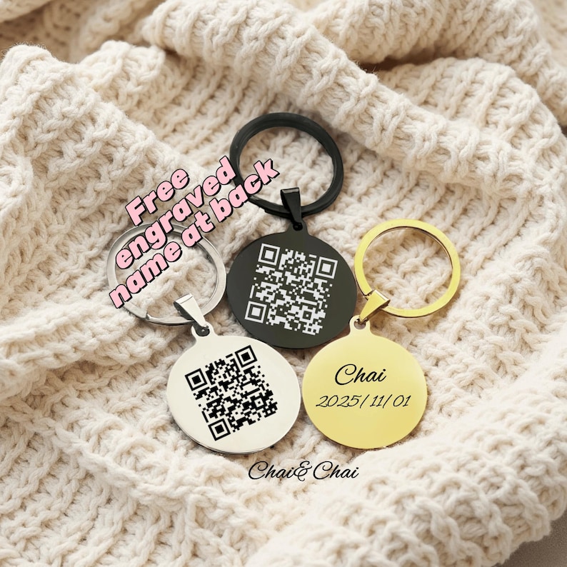 Custom Business Card QR Code. Spotify Listing Song Playlist. Influence Profile QR Keychain ...
