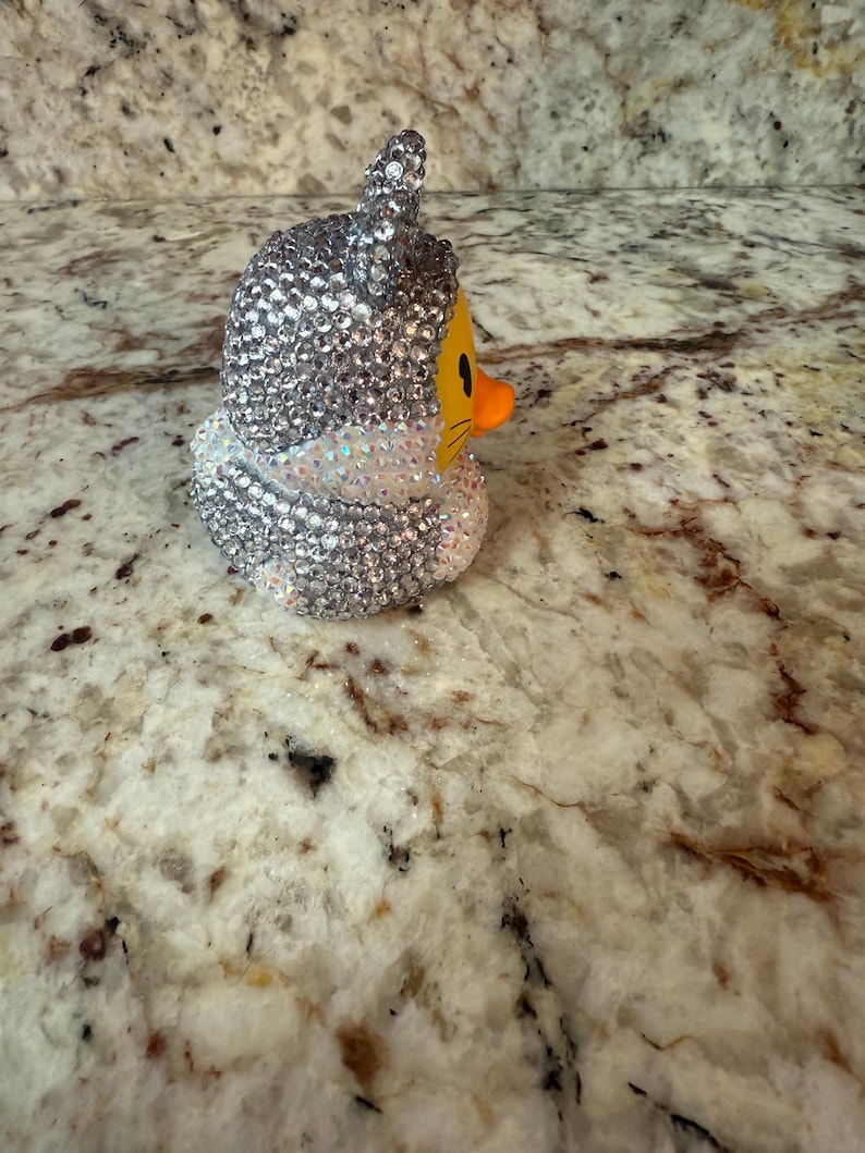 Bedazzled Bugs Bunny Duck | Rubber Duck | 2 Inch Sparkly Duck ...