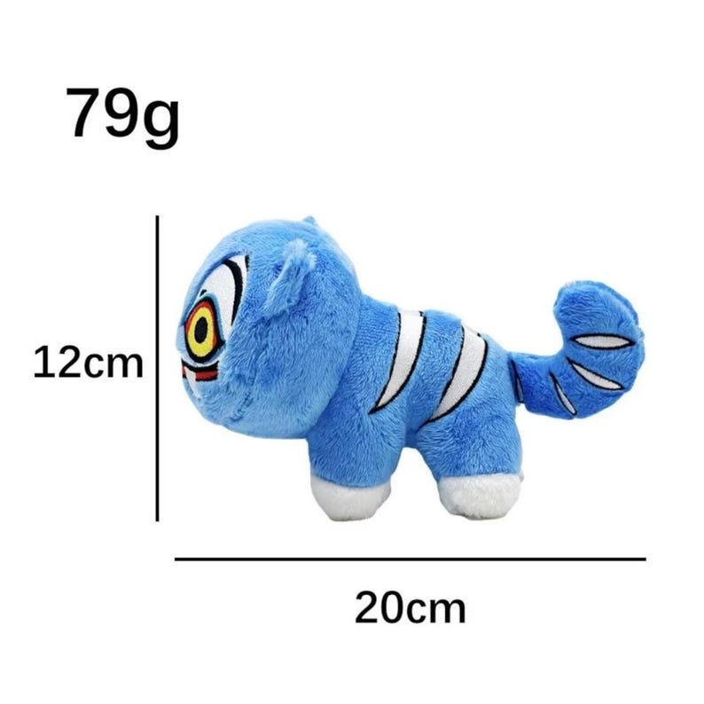Kpop Demon Hunters Tiger Plush, Derpy Tiger Plushie Doll, Cute Kawaii ...