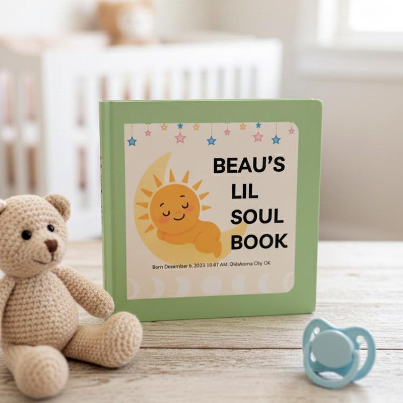 Birth Chart Baby Book - Etsy