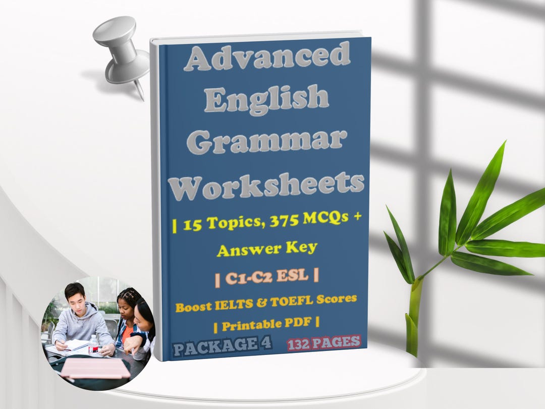 Advanced English Grammar Worksheets: C1-C2 Level Practice (PDF Download ...