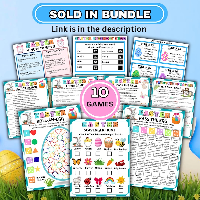 Easter Jeopardy Game | Printable Easter Trivia Party Activity for Kids ...