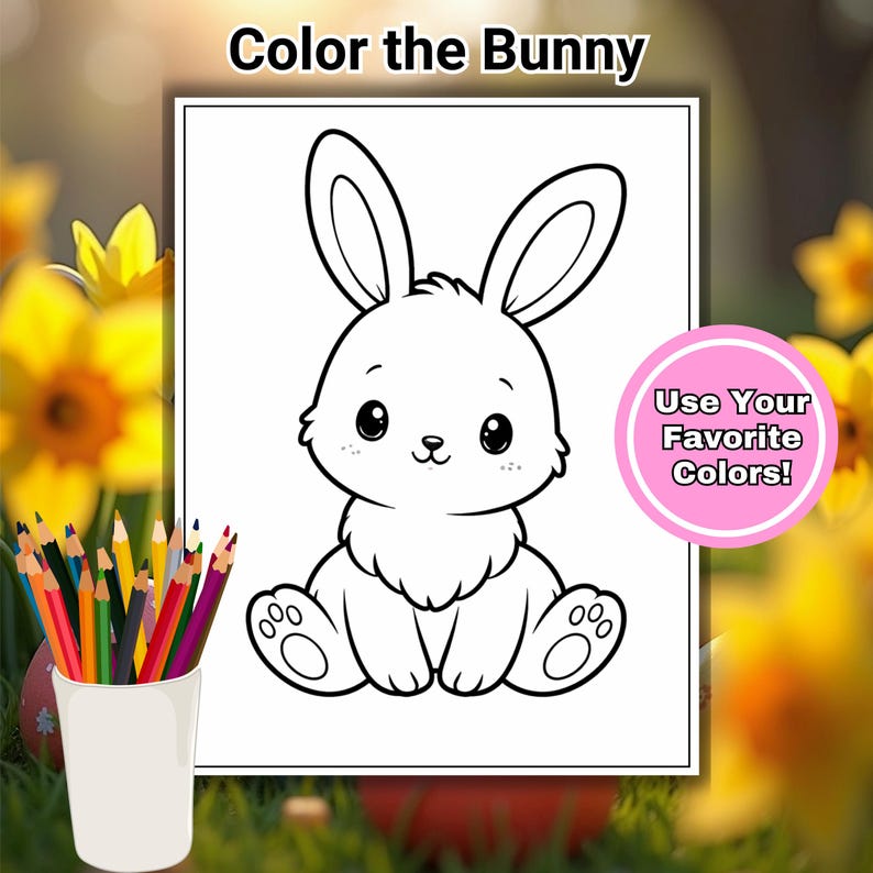 Easter Roll a Bunny | Printable Dice Game, Bunny Coloring Page ...