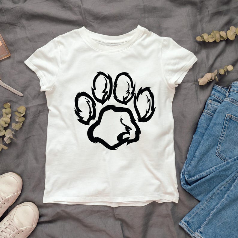 Dog Paw Print SVG, Animal Paw Cut File (digital Download) - Etsy