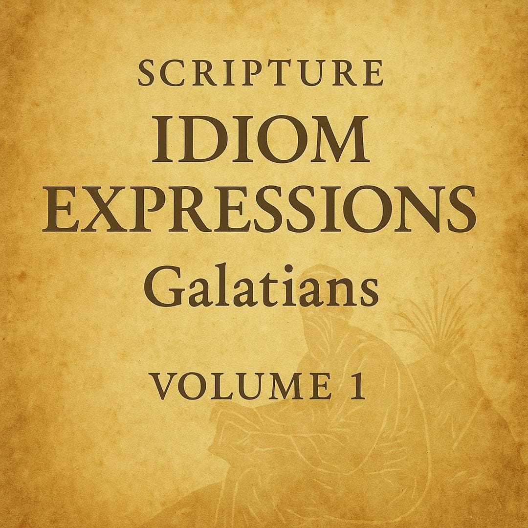 Scripture Idiom Expressions: Galatians — Volume 1 | Hebrew Truth ...