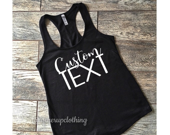 Team Tank Tops Marathon Tank Top Fitness T-shirts Workout T-shirt ...