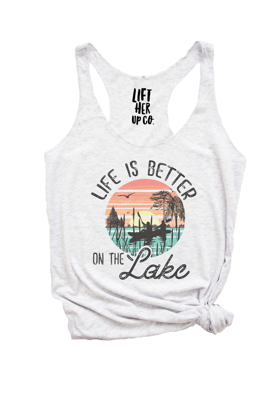 Life is Better on the Lake Vacation Tank Tri-blend Racerback Tank Top ...
