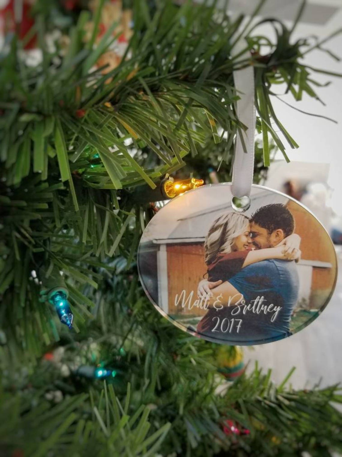 Custom Ornament Photo . Personalized Christmas Ornament . - Etsy