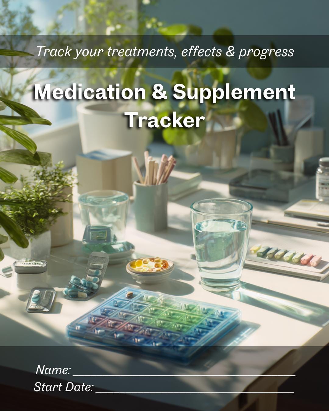 Medication and Supplement Tracker Daily Dosage Effects & Side Effects ...