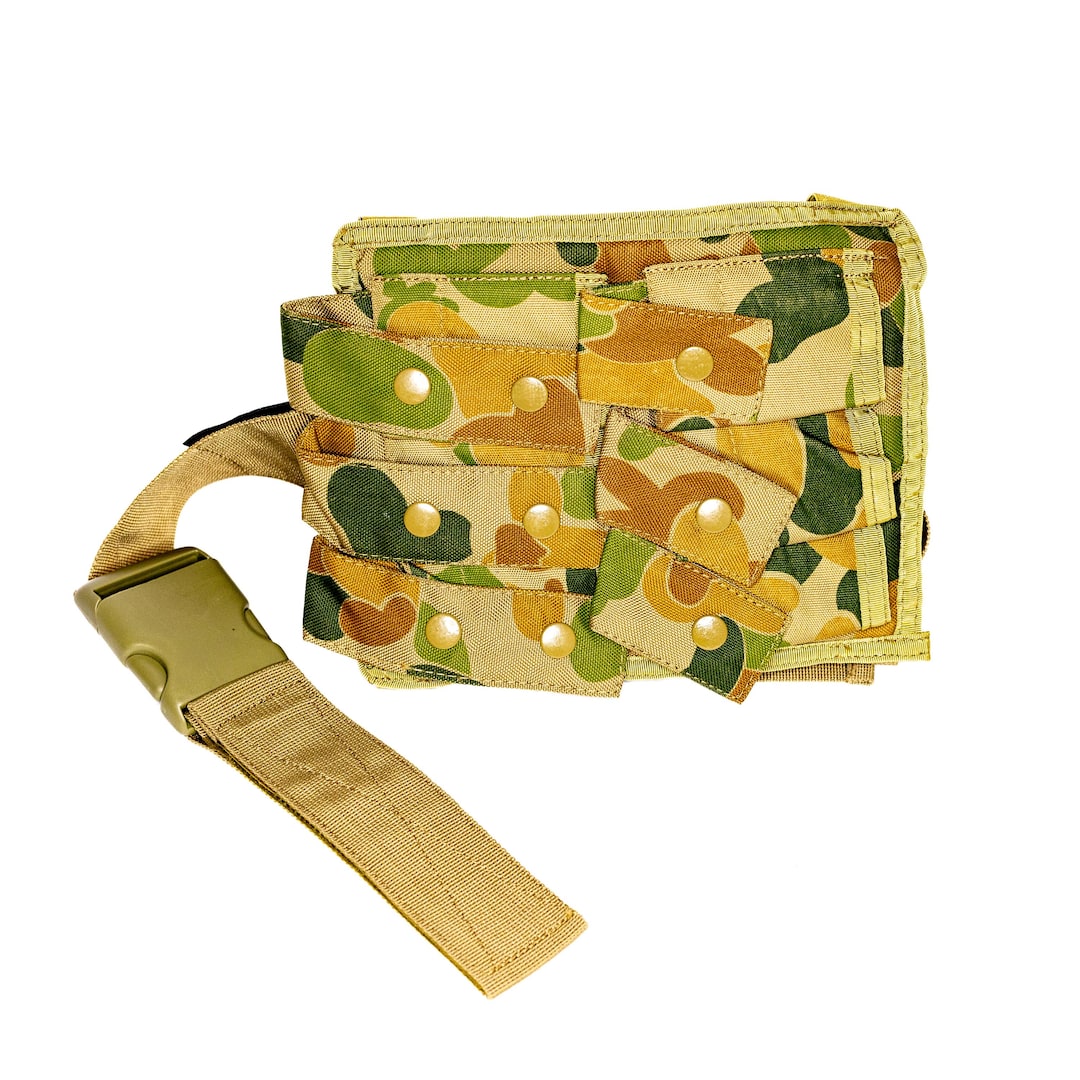 Australian 40mm Grenade Drop Leg Thigh Holster Webbing Pouch Auscam ...