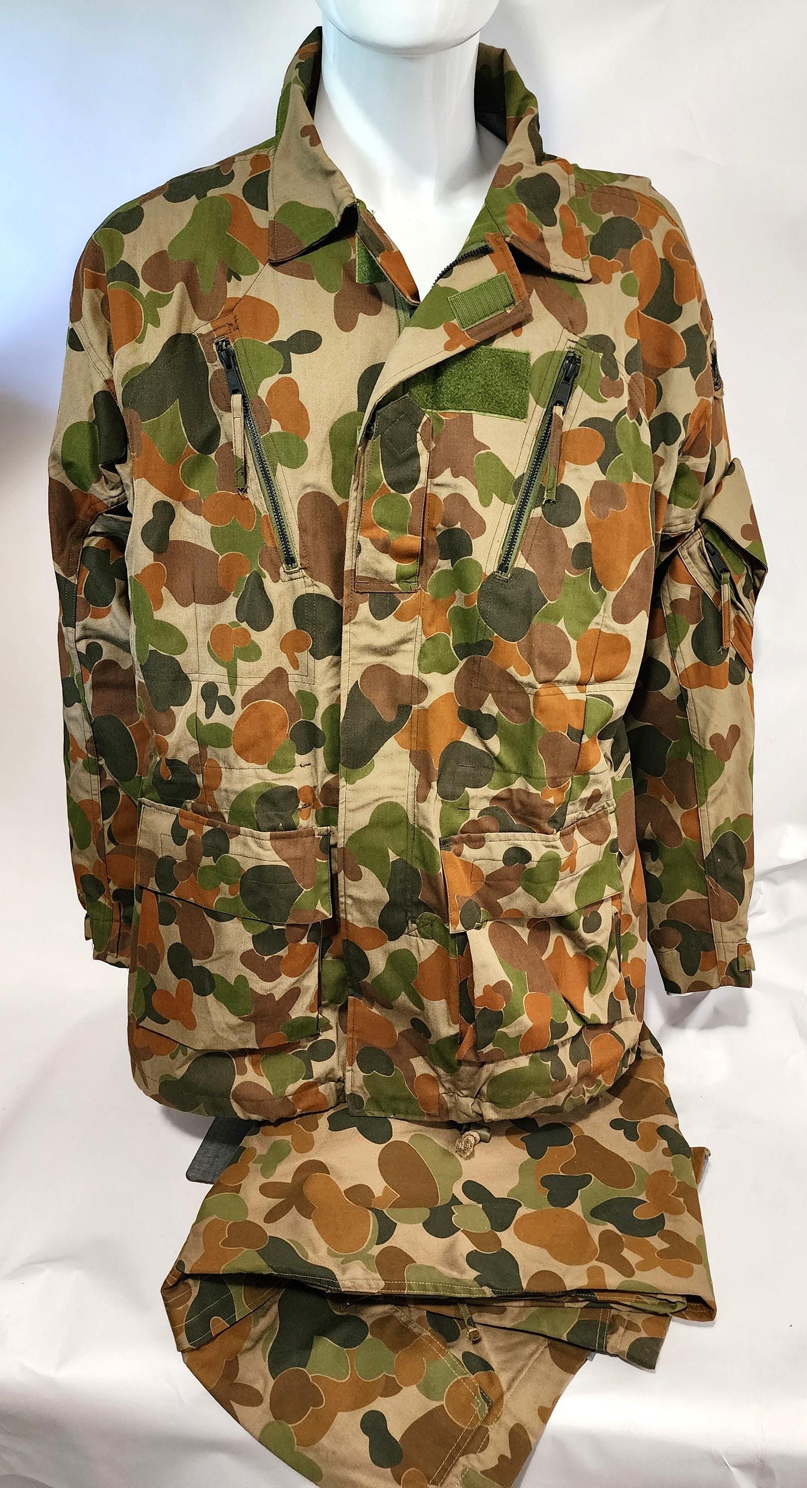 Army Camouflage XXL Goretex Fire Resistant Jacket Coat Trousers Pants ...