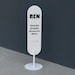 Custom Wayfinding Sign With Arrow | Directional Standing Guide ...