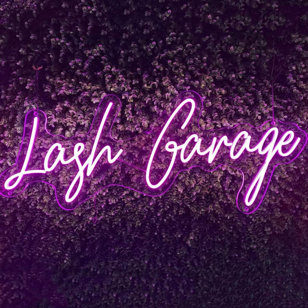 Custom Glow Sign | Personalized Name Board | Vintage Style Neon | Home ...