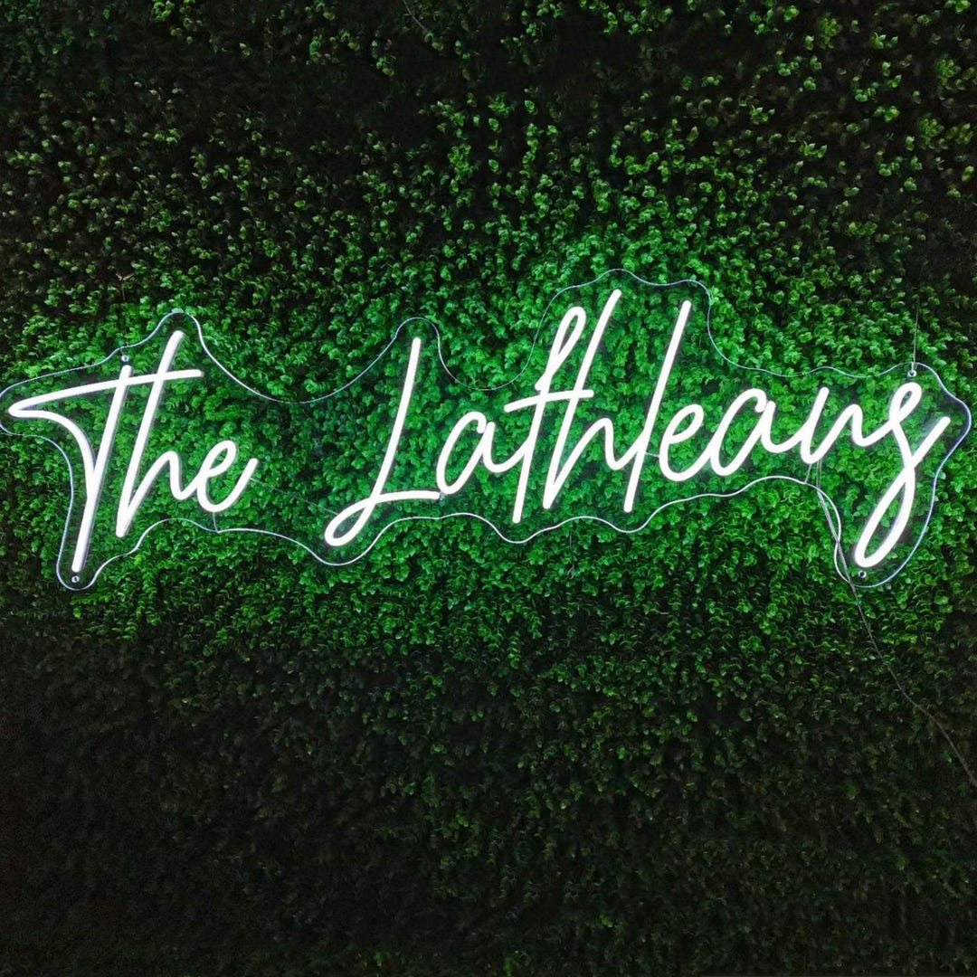 Custom Glow Sign | Personalized Name Board | Vintage Style Neon | Home ...